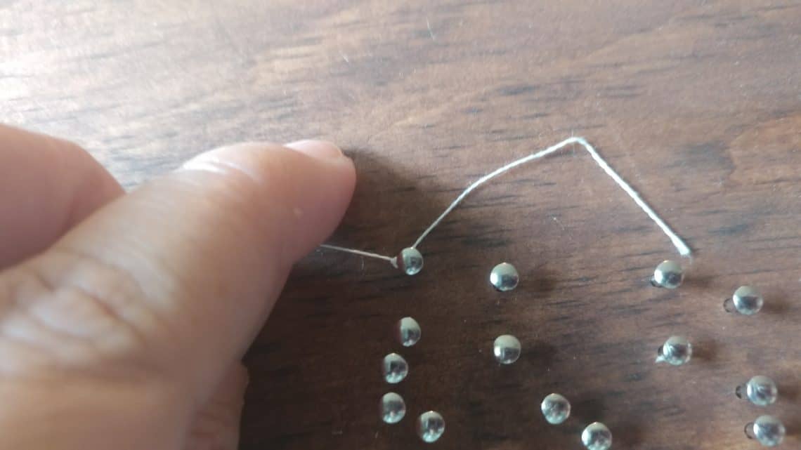 DIY Mason Jar String Art Tutorial with FREE Pattern - Chaotically Yours