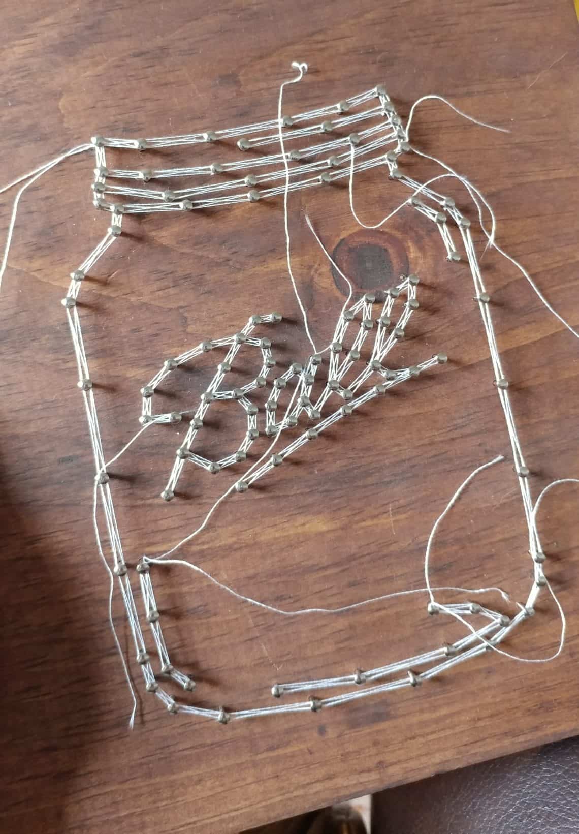 DIY Mason Jar String Art Tutorial with FREE Pattern - Chaotically Yours