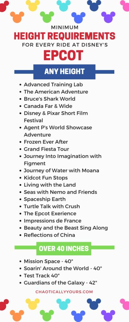 Disney Height Requirements for Every Single Ride at WDW - FREE ...