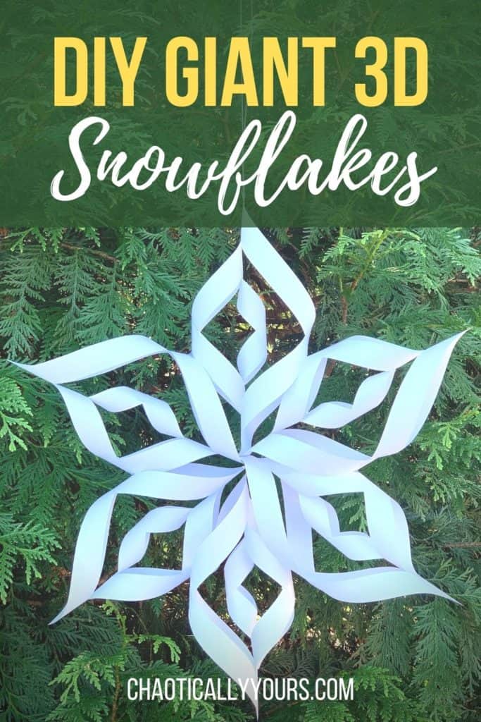 3D Snowflakes: How To Make Your Own Giant Paper Snowflakes ...