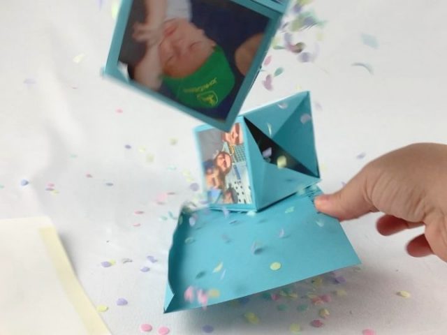 Explosion Cards: How To Make A Pop Up Box - Chaotically Yours