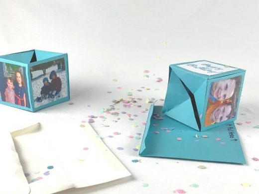 Explosion Cards: How To Make A Pop Up Box - Chaotically Yours
