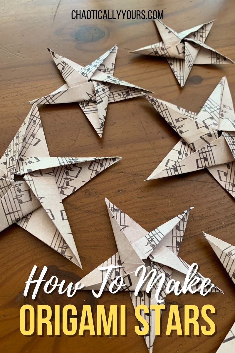 Origami Star: The Easy Way To Create One - Chaotically Yours